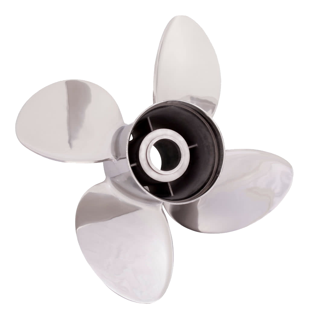 SOLAS RUBEX HR4 Stainless Steel Interchangeable Hub 4-Blade Propeller ...